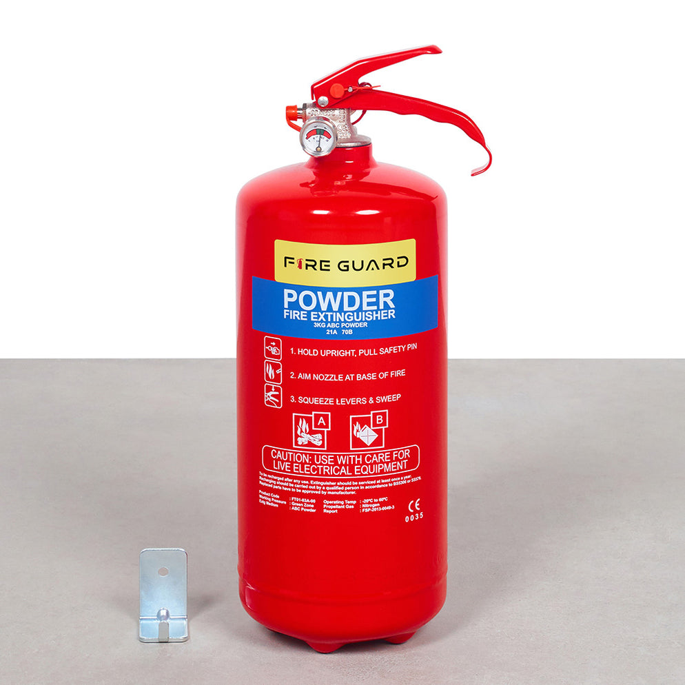 3KG Dry Powder Fire Extinguisher Singapore | Fire Guard