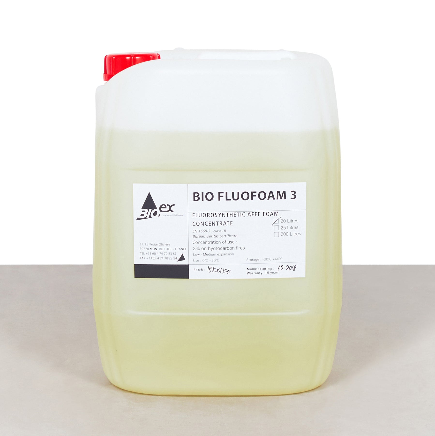 20L Suolong AFFF 3% Foam Singapore | Fire Guard
